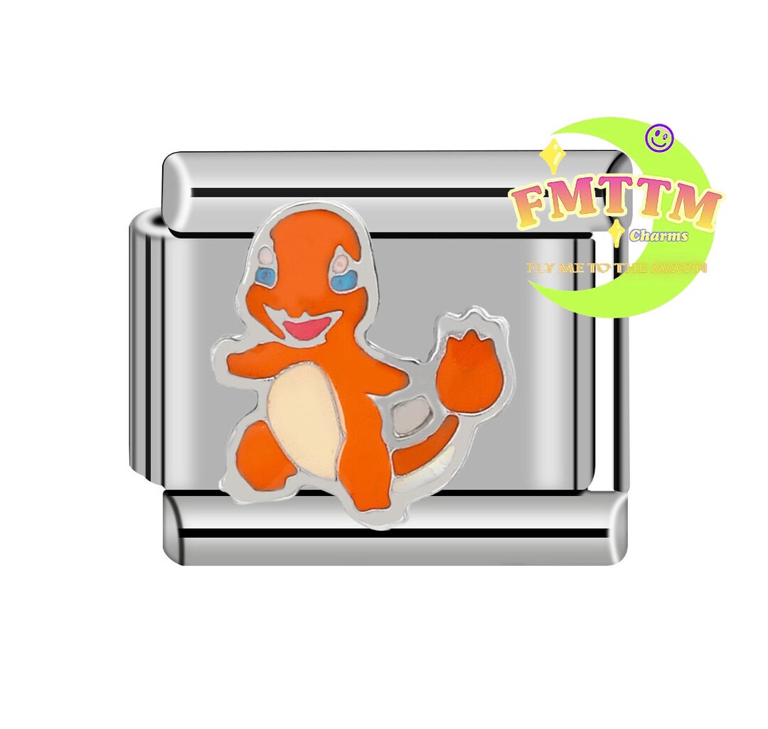 Limited Edition Pokémon Charmander Italian Charms Fits Classic 9mm ...