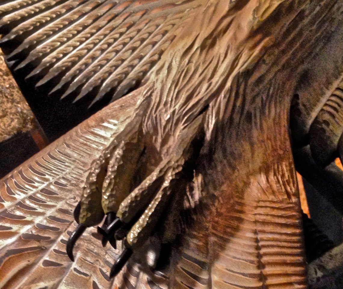 Hawk Woodcarving Flying Sculpture by Jason Tennant - Etsy