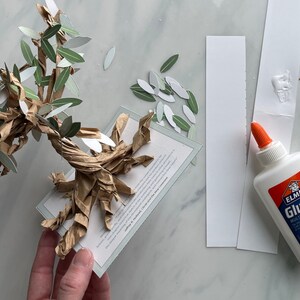 Allegory of the Olive Tree Craft | Book of Mormon Object Lesson Paper ...