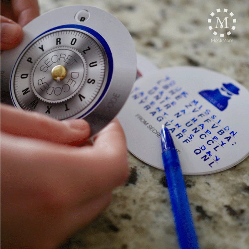 Secret Decoder Ring Valentines Spy Gear for Boys and Girls - Etsy