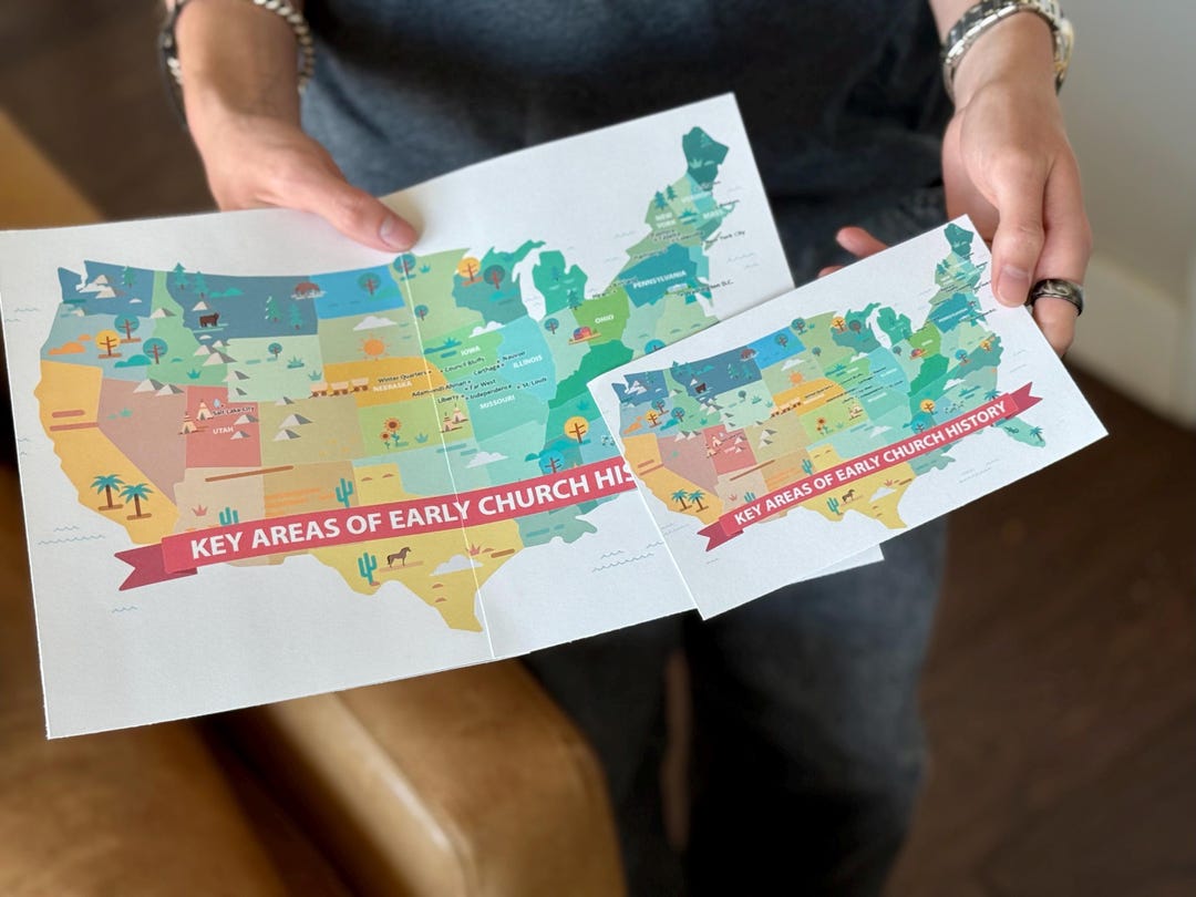 Church History Map | Object Lesson on the Key Historic Sites | Come ...