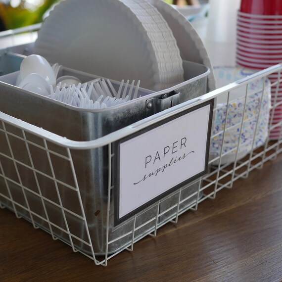 Printable Kitchen Bin Labels for an Organized Pantry | Etsy