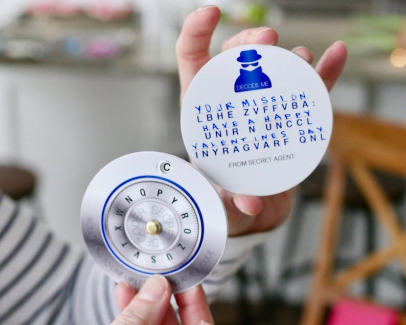 Secret Decoder Ring Valentines Spy Gear for Boys and Girls - Etsy