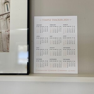 2026 Temple Recommend Holder and Temple Attendance Tracker | for Youth ...