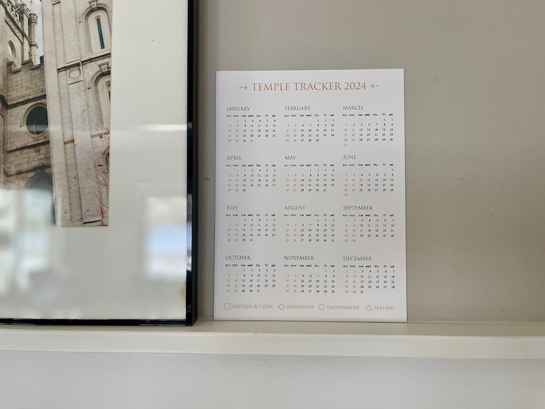 2026 Temple Recommend Holder and Temple Attendance Tracker | for Youth ...