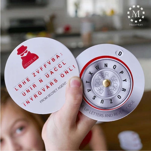 Secret Decoder Ring Valentines Spy Gear for Boys and Girls - Etsy