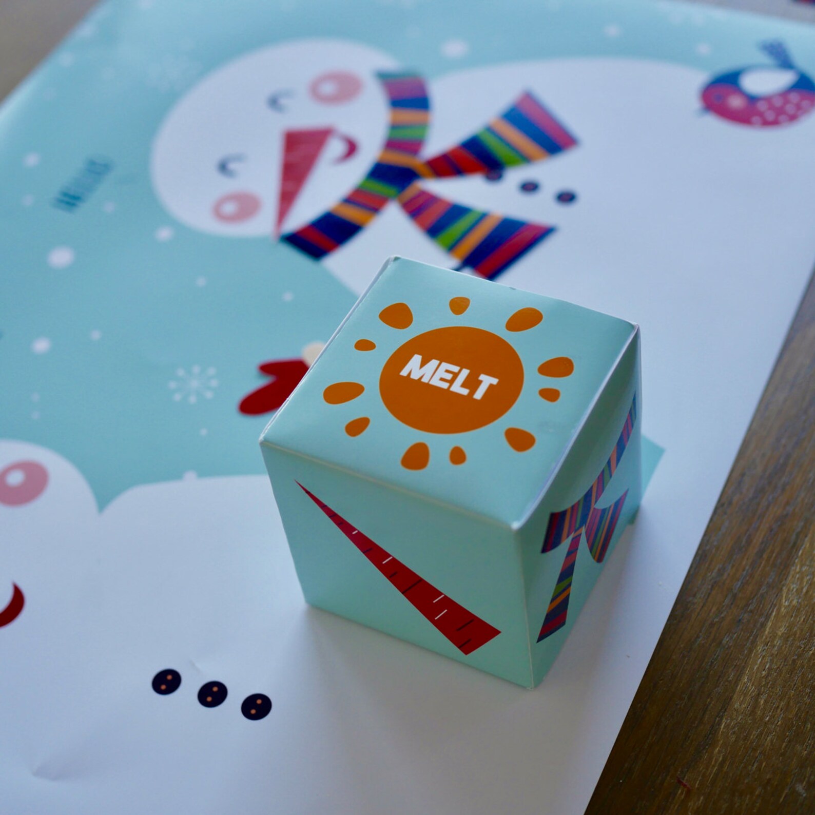 Winter Christmas Party Game Printable: Build A Snowman - Etsy