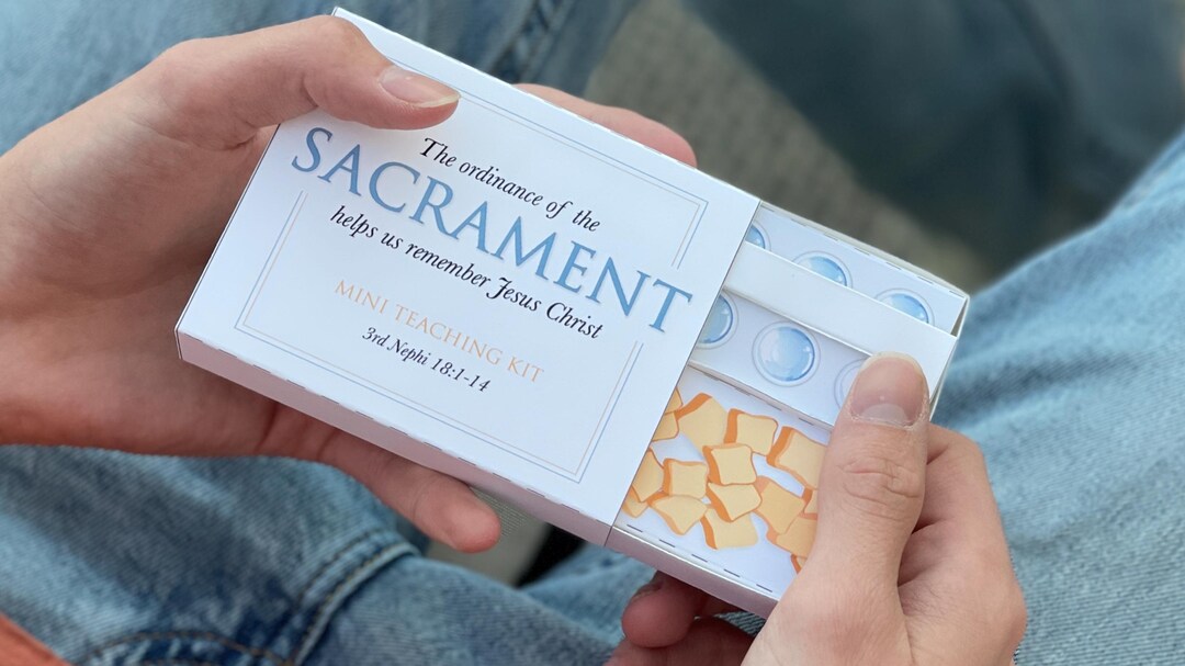 Sacrament Mini Teaching Kit | Book of Mormon Object Lesson on the ...