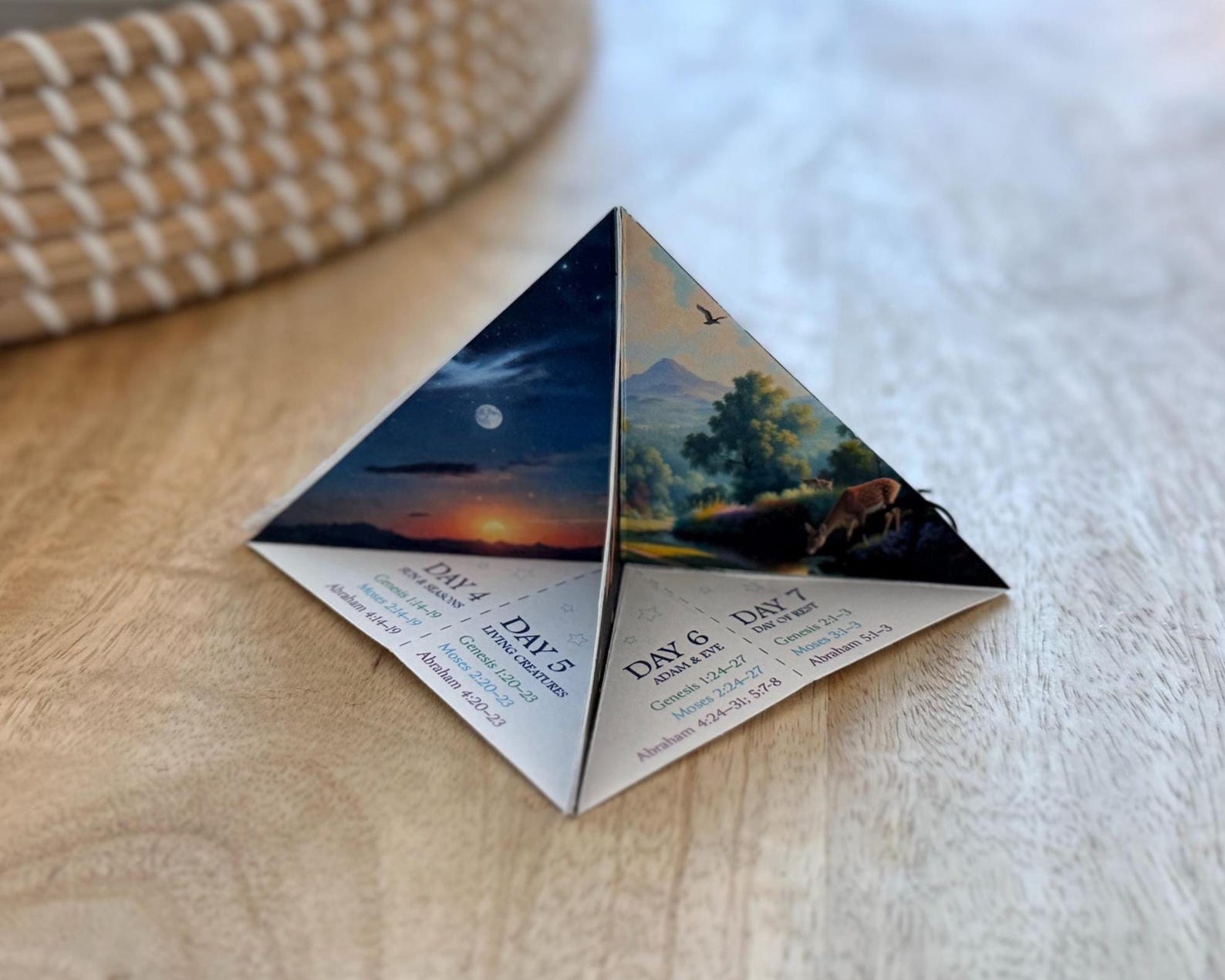 Creation Pyramid | Object Lesson to Learn the Creation Days | Come ...