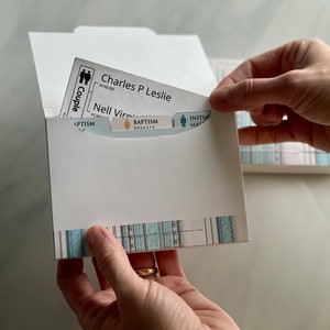 Temple Name Card Organizer | for Youth and Adults | Object Lesson ...