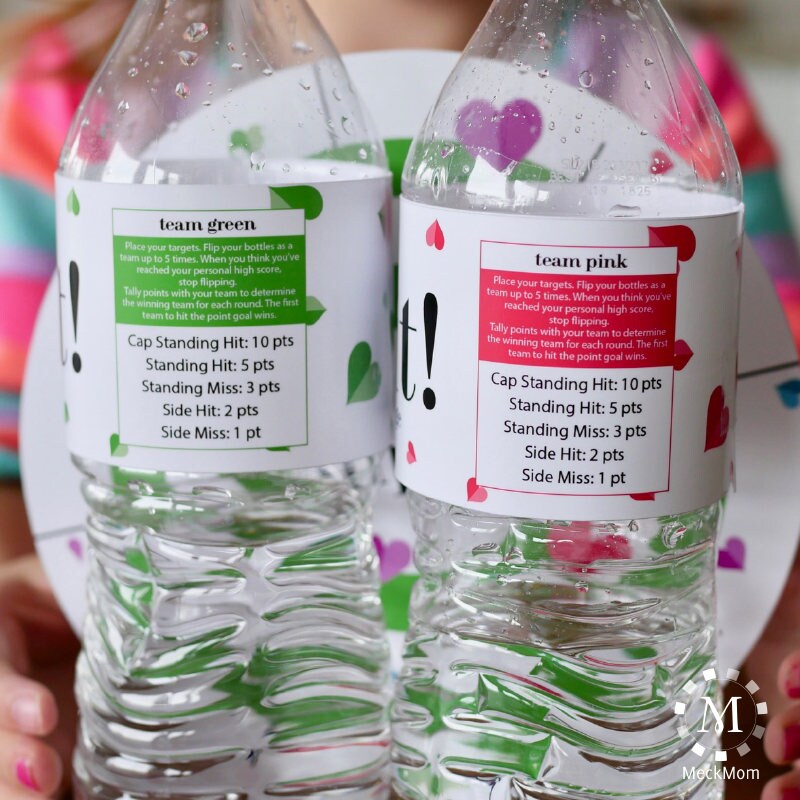 Printable Games: Flip It Valentine Party Game for Kids and | Etsy