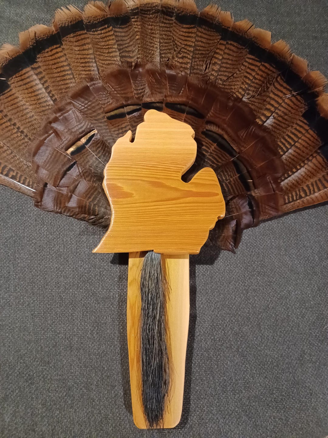 Custom Handmade Turkey Fan and Beard Display Plaques - Etsy