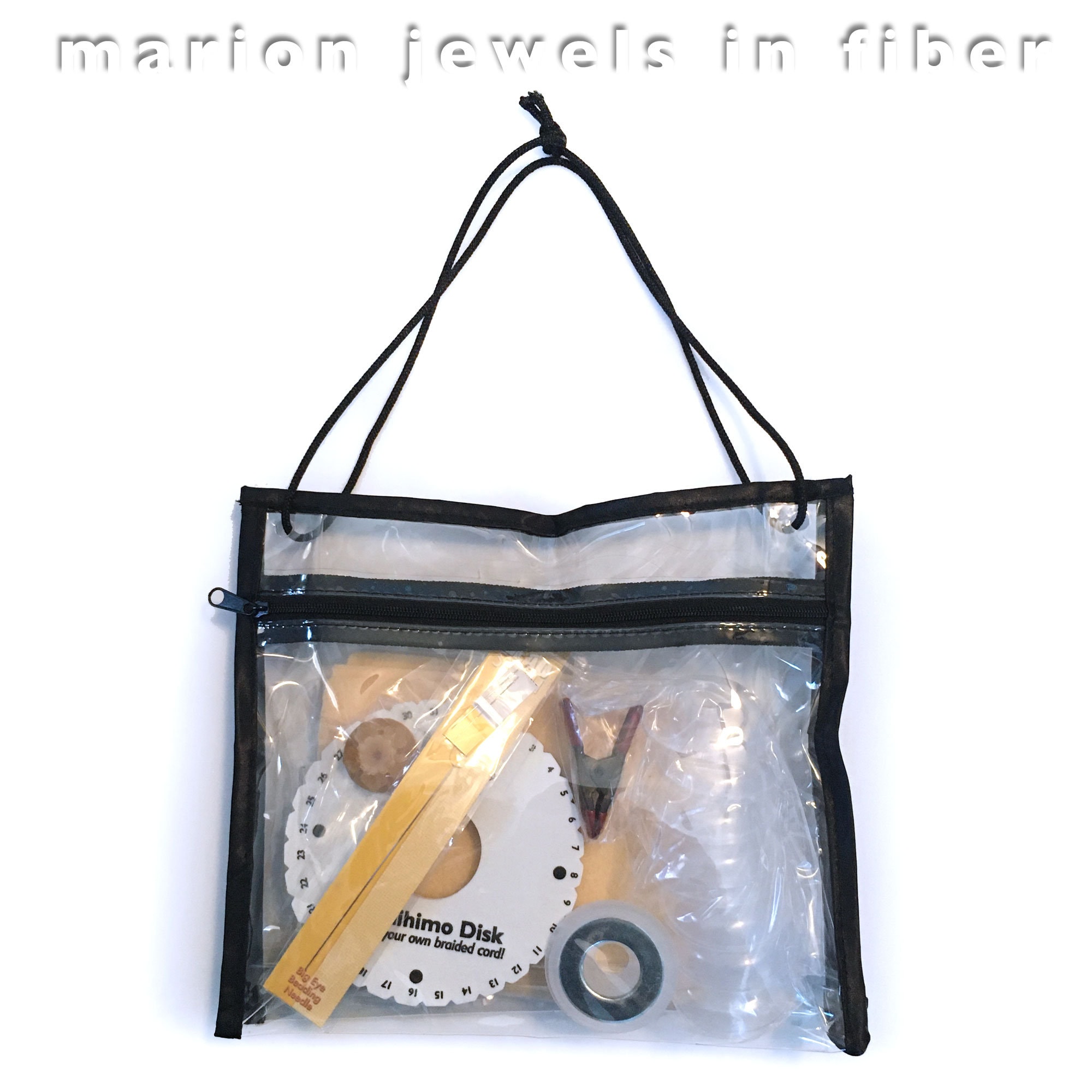 Mini K-bead-tool Bag Beaded Kumihimo Tool Essentials Kumihimo Tools on ...