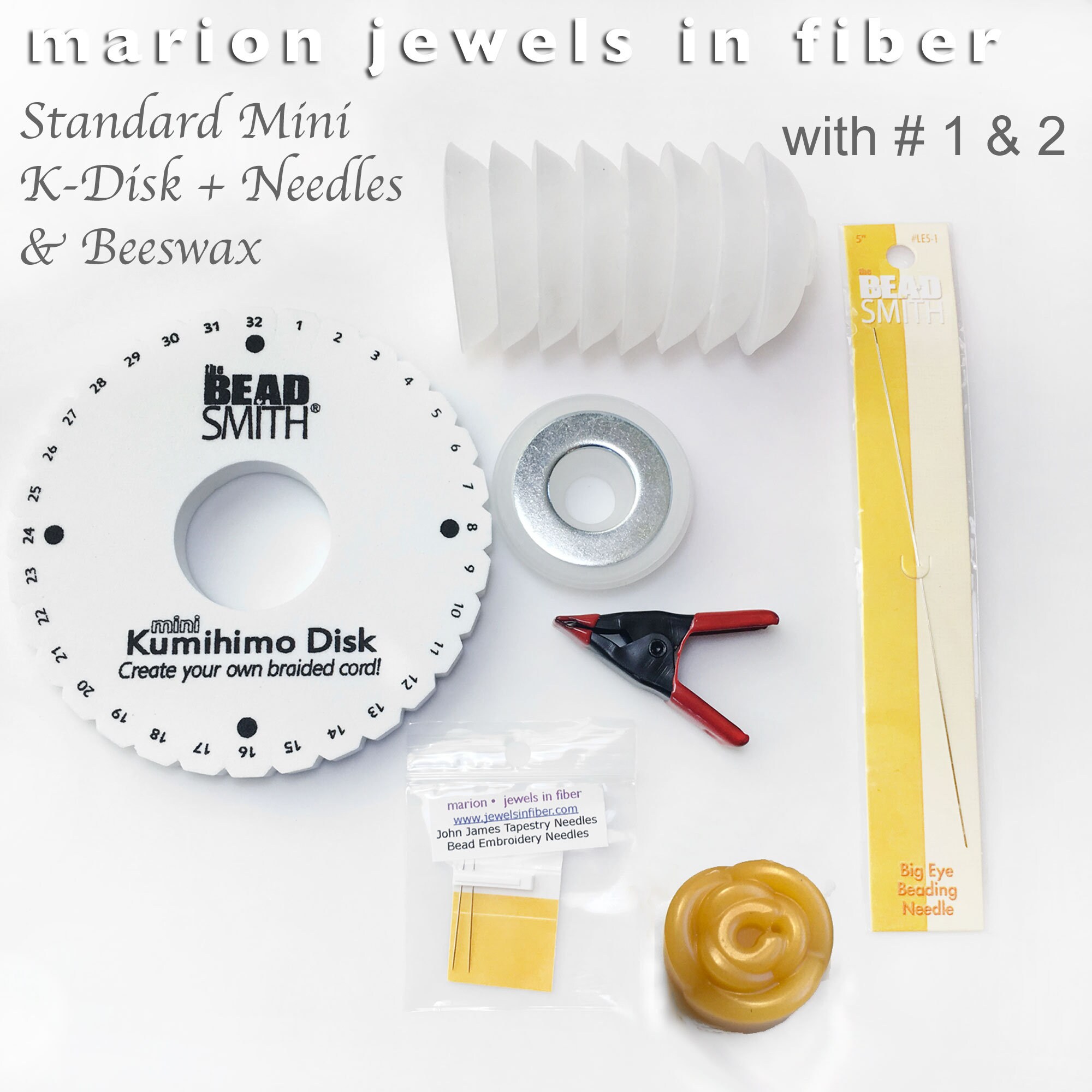 Mini K-bead-tool Bag Beaded Kumihimo Tool Essentials Kumihimo Tools on ...