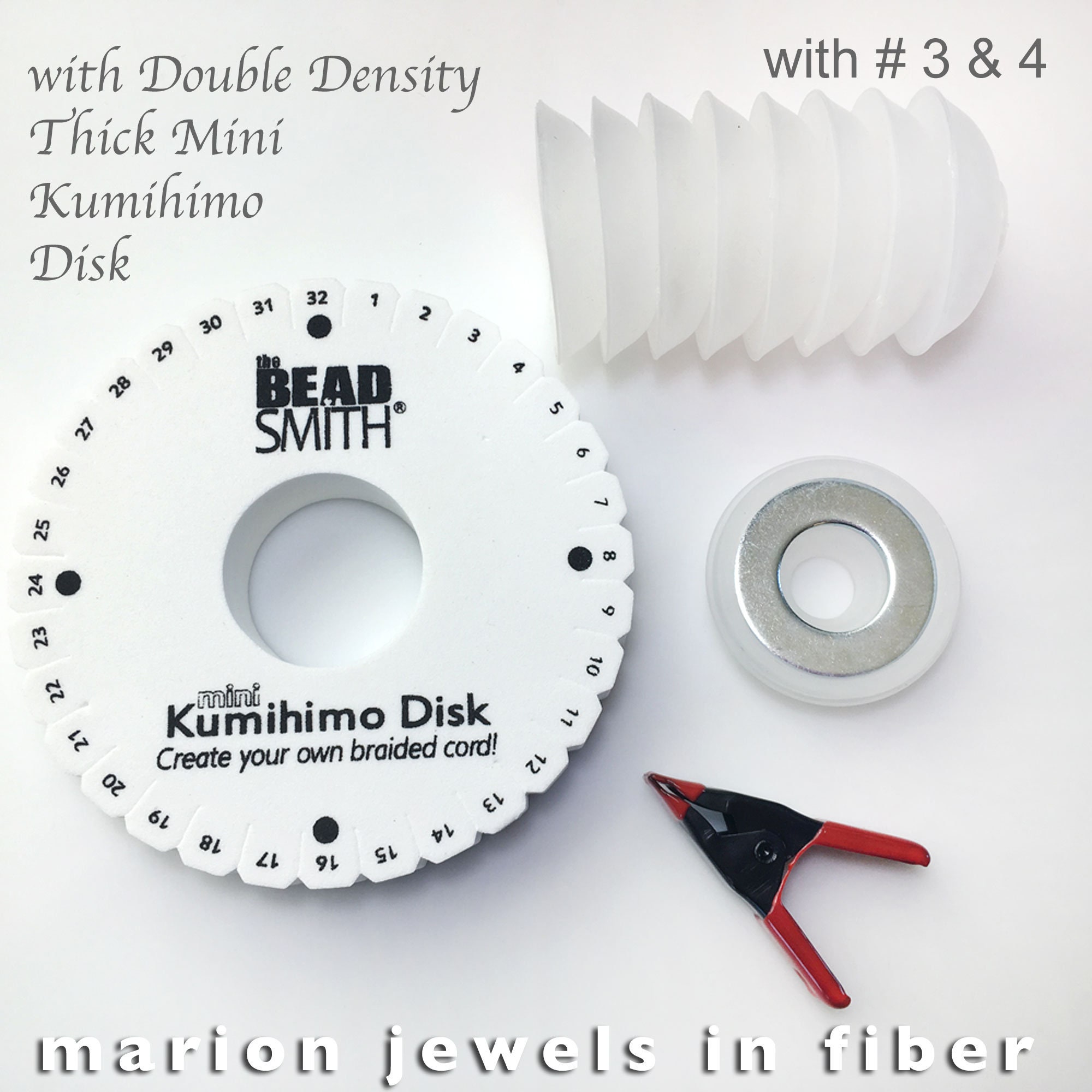 Mini K-bead-tool Bag Beaded Kumihimo Tool Essentials Kumihimo Tools on ...