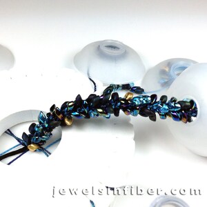 Cote D'azur Kumihimo Bracelet Kit With Long Magatamas and Peyote Clasp ...