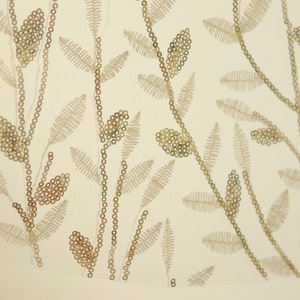 Sequin Leaf Bridal Coverup, Ceremony Covering, Boho Bridal Shawl, Gold ...