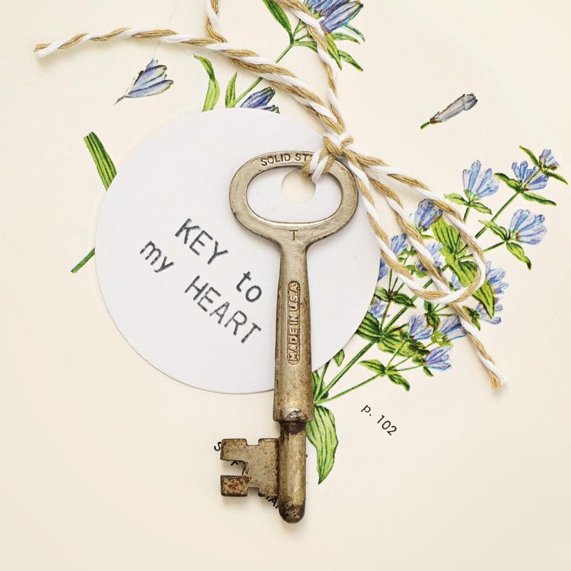 Key to My Heart - Etsy