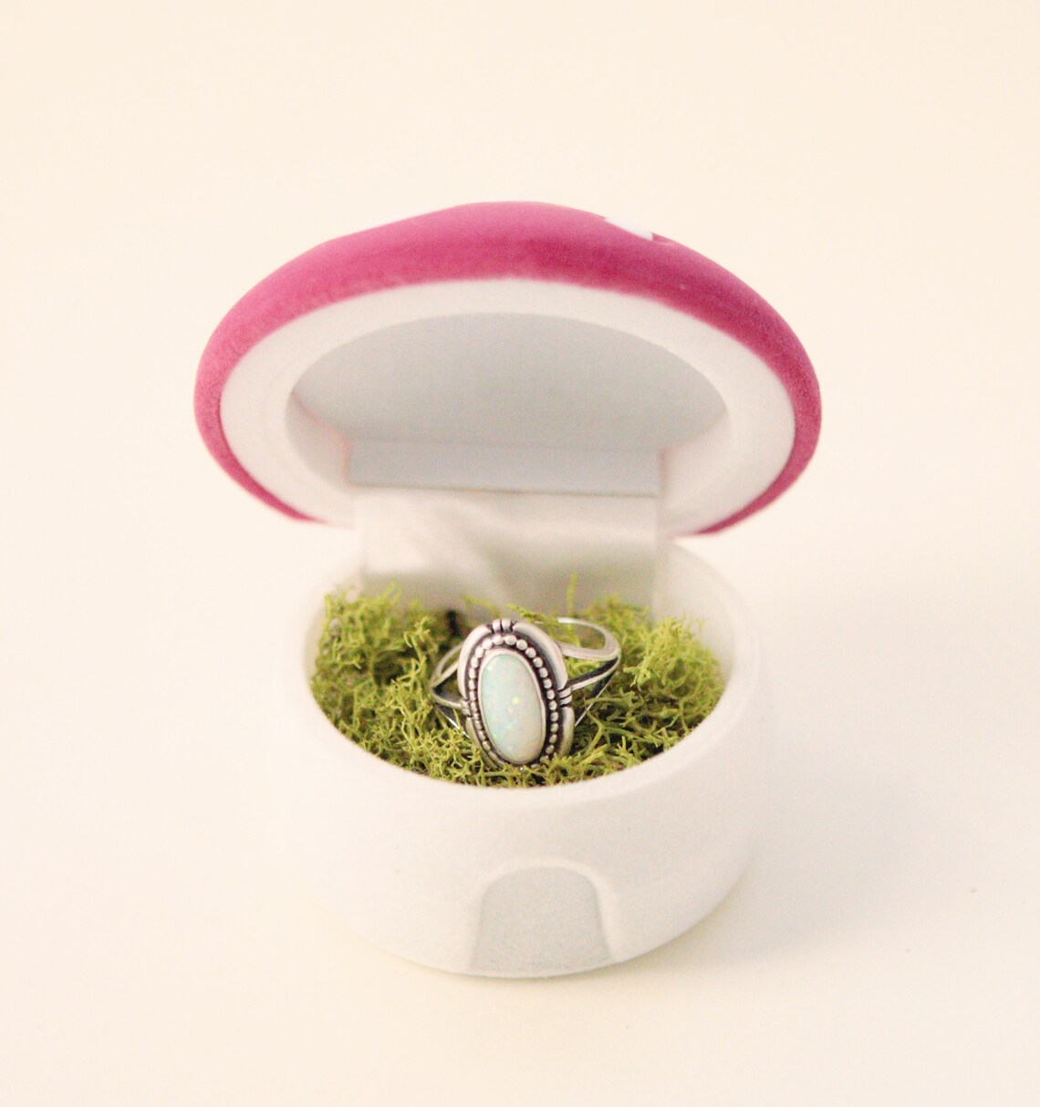 Mushroom Ring Box Toadstool Ring Holder Woodland Fairy Gift - Etsy