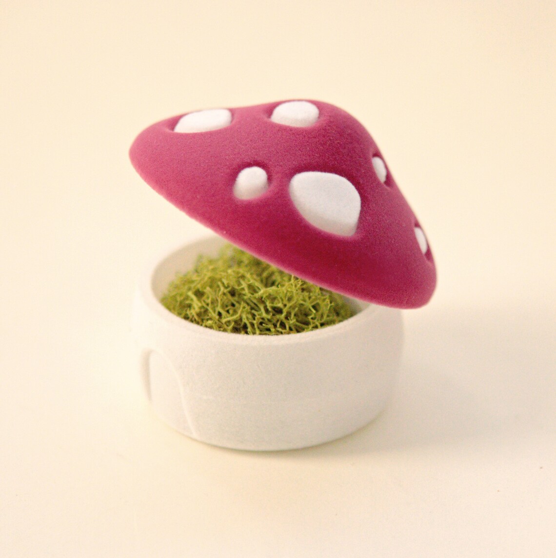 Mushroom Ring Box Toadstool Ring Holder Woodland Fairy Gift - Etsy