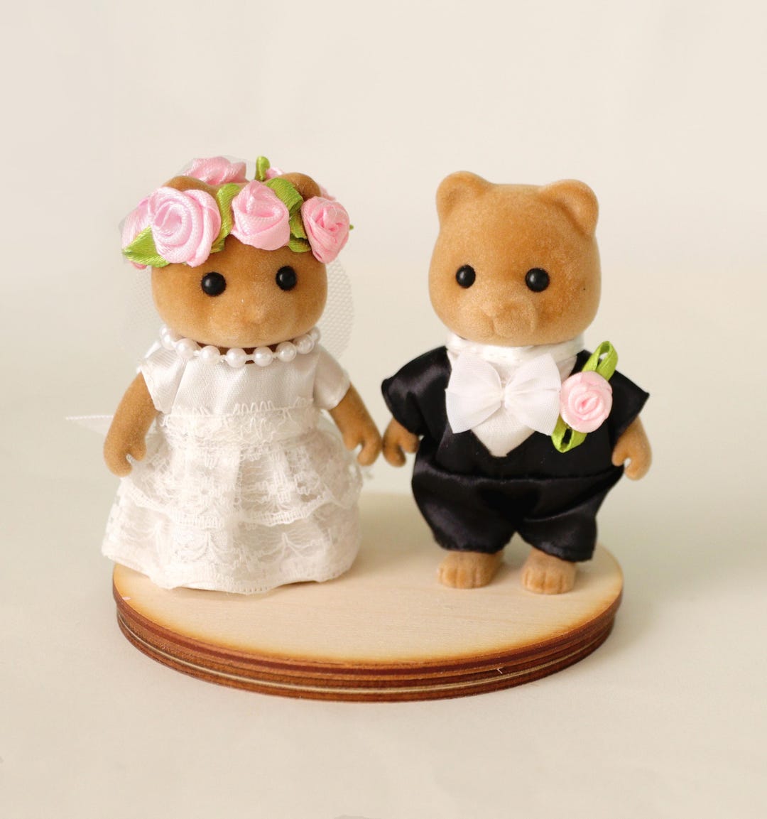 Calico Critter Cake Topper - Brown Bears - Etsy