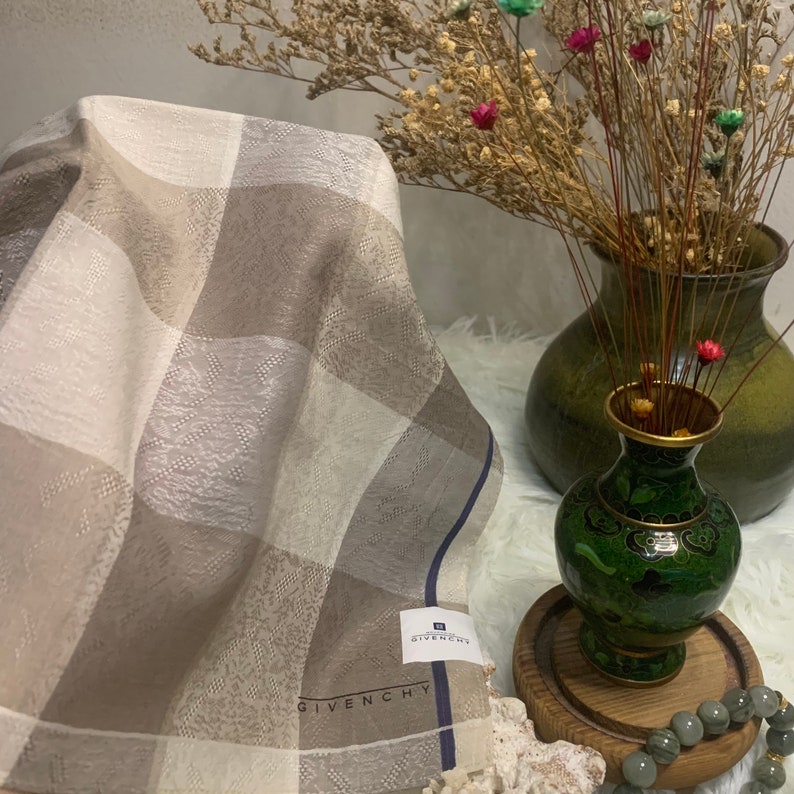 GIVENCHY Japan Cotton Sheen 18x18 Inches Checker Plaid Weave Pattern - Etsy