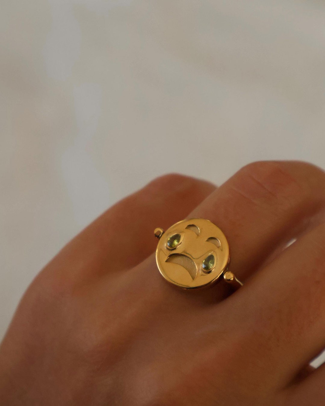 Sadness Emotion Ring, Stylish Contemporary Design, Thoughtful Jewelry ...