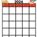 Back to School Monthly Themed Calendar August- July Teacher Resource ...