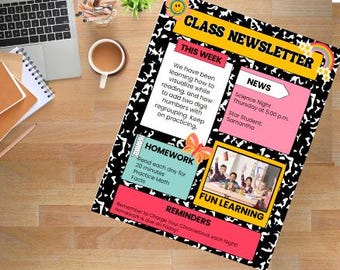 Back to School Groovy Retro Calendar Fillable Teacher Resource Bundle ...