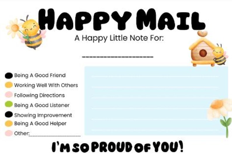 Back to School Bee Calendar Happy Mail, Welcome Tags, Labels & Schedule ...