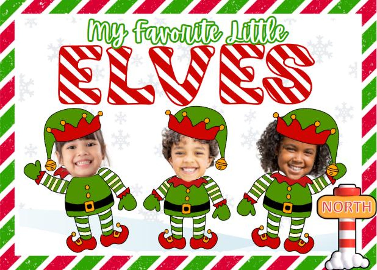 My Favorite Little Elves Classroom Holiday Bulletin Board Cute Class ...