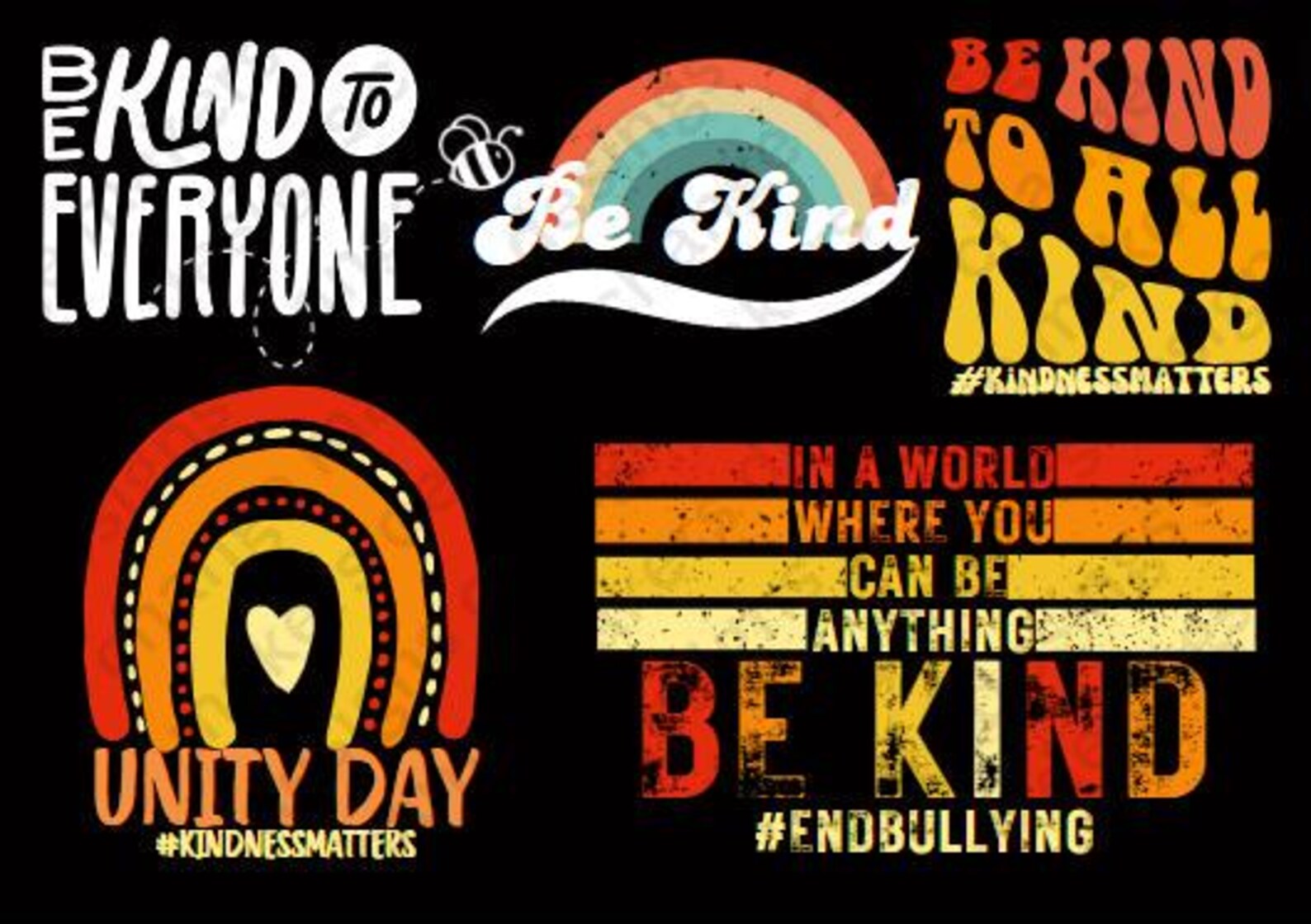 Unity Day, Anti Bullying Kindness Unity, Choose Kindness End Bullying ...