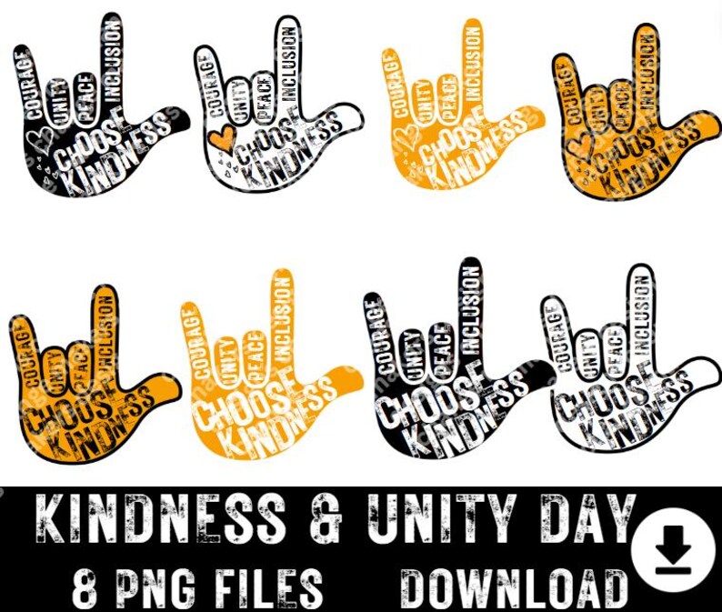 Unity Day, Anti Bullying Love Hand Sign Language, Choose Kindness End ...