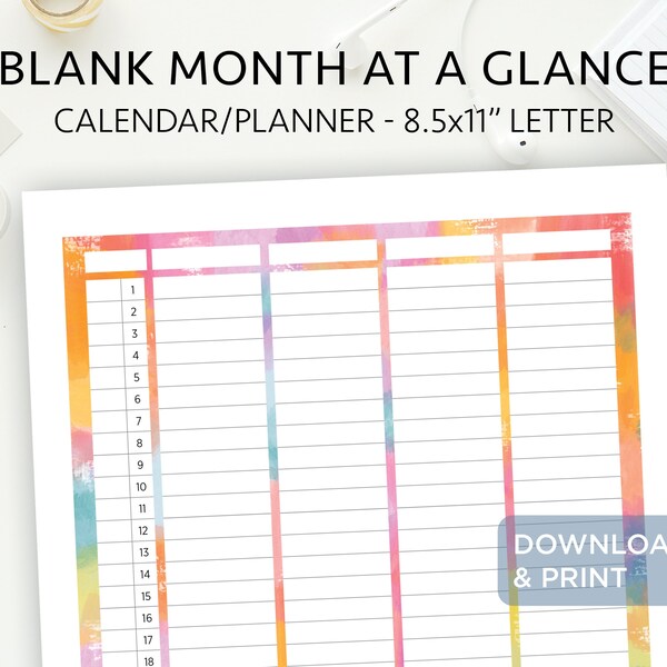 Month at a Glance - Etsy