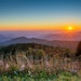 Blue Ridge Sunset — sunset From the Cowee Mountain Overlook on the Blue ...