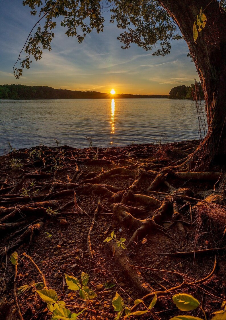 Shenango Lake Sunset — the Setting Sun at Shenango Lake in Sharpsville ...