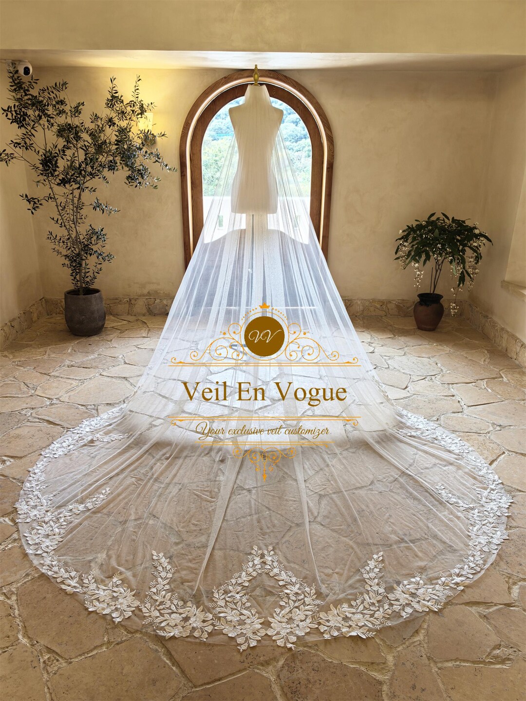 Unique Veil Bridal Heart Shaped Lace Arrangement, Lace Flower Wedding ...