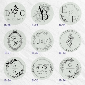 Personalized Wedding Embosser, Napkin Embosser, Monogram Embosser, for ...
