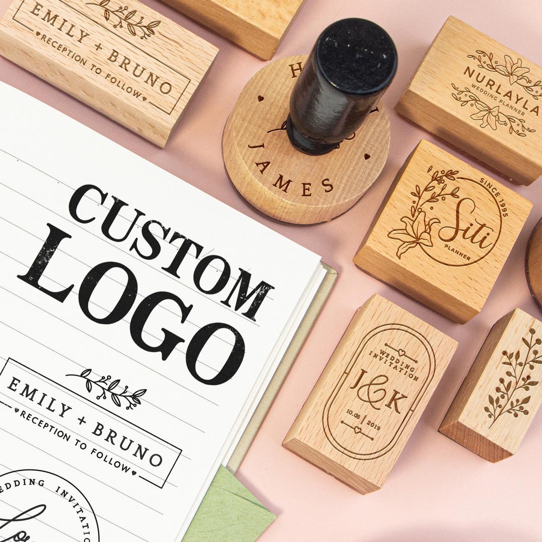 Custom Logo Stamp, Personalized Business Stamp, Custom Rubber Stamp ...