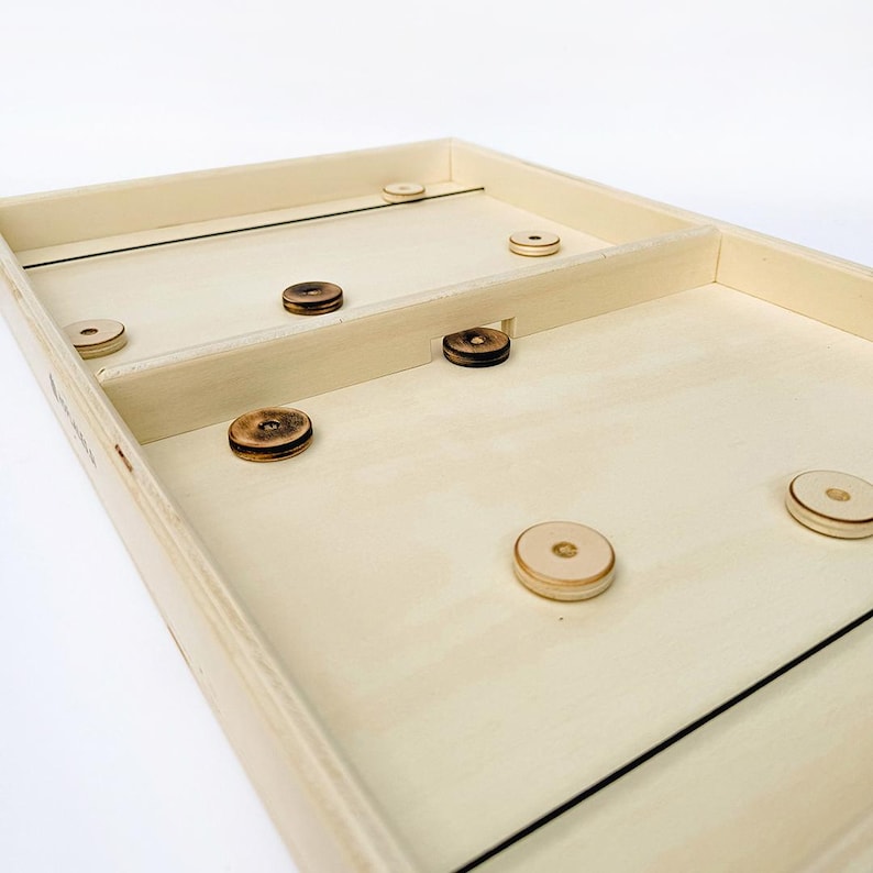 Handcrafted Wooden Tabletop Hockey Game - Fast-paced Fun for Family ...
