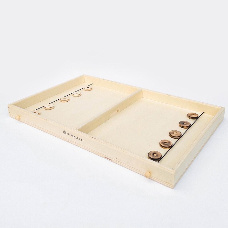 Handcrafted Wooden Tabletop Hockey Game - Fast-paced Fun for Family ...