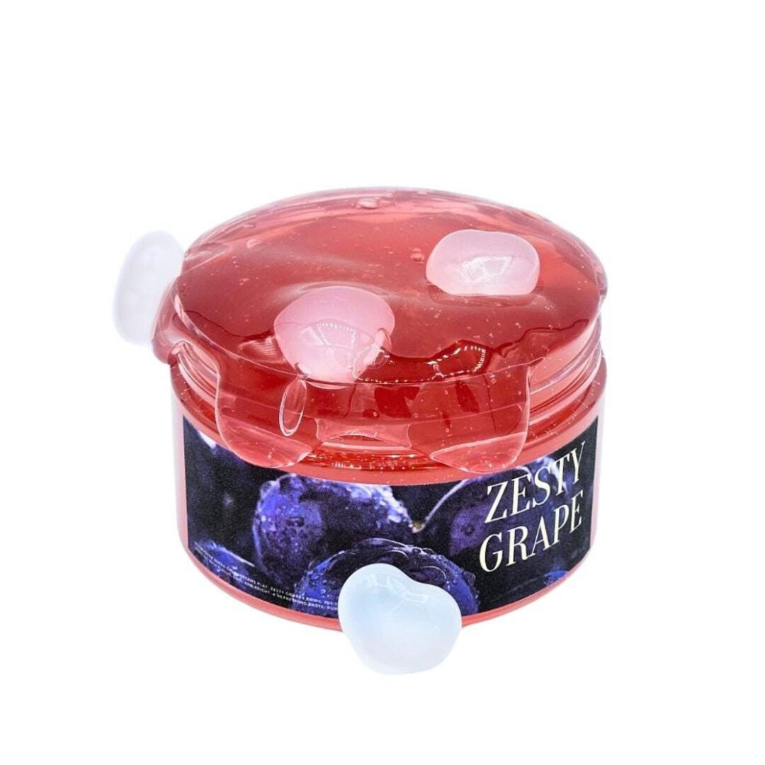 Zesty Grape Slime X Heart Squishies Water Jiggly Slime 7oz Scented ...