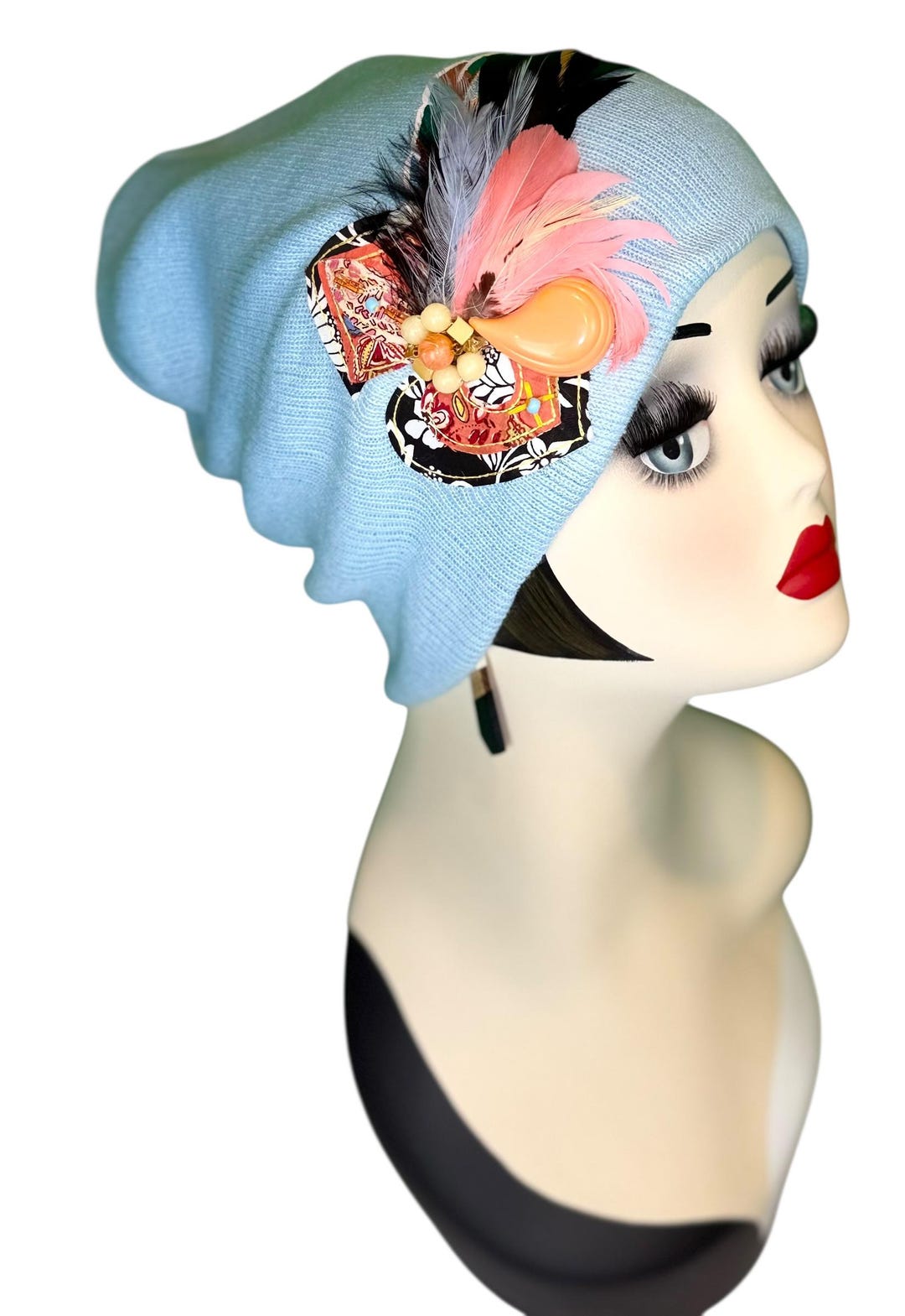 Statement Tribal Hobo Patchwork Flapper - Designer Feathered and ...