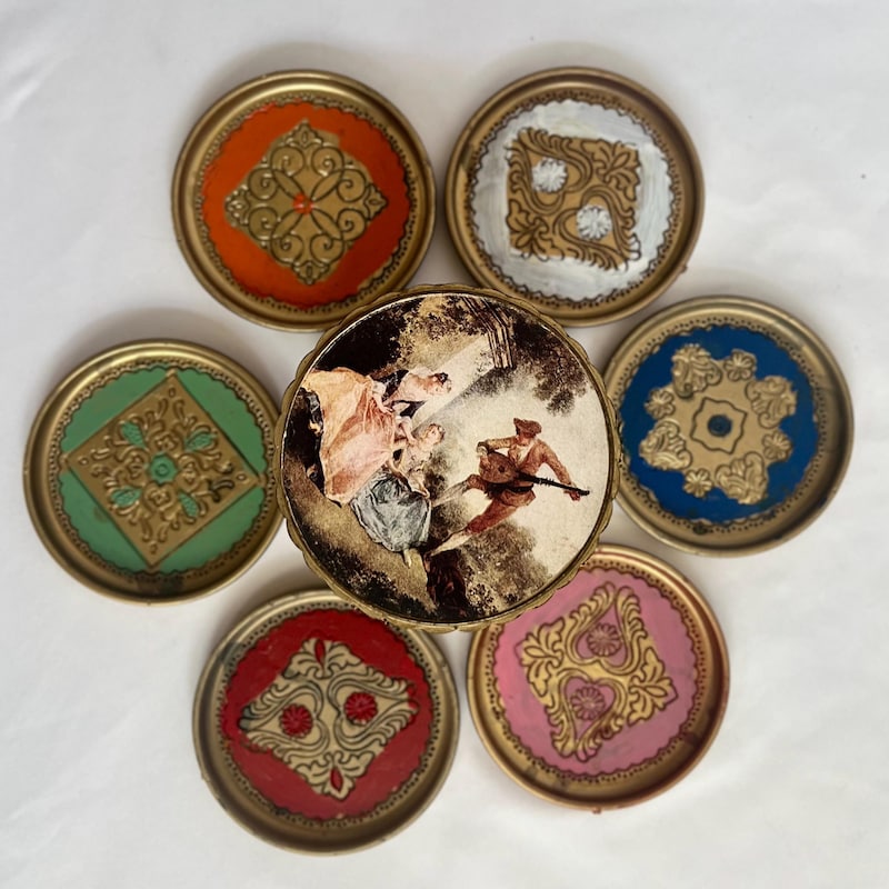 Vintage Coasters - Etsy