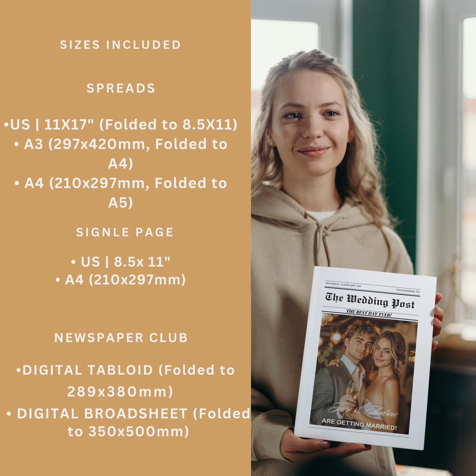 Editable Modern Wedding Program Template, Ceremony, Infographic ...