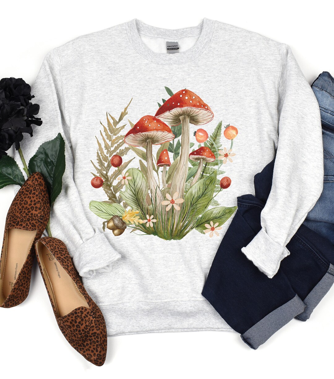 Mycology Shirt Mushroom Cottage Core Clothes Mushroom Shirt Naturecore ...