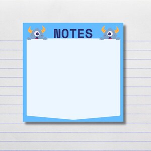Monster Post-it® Note Pads, Colorful Sticky Notes, Fun Desk Accessories ...
