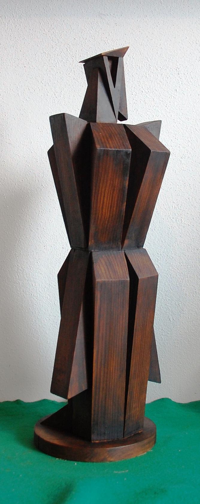 Cubist Wood Sculpture: Modern Art Deco, Atelier Boulogne - Etsy