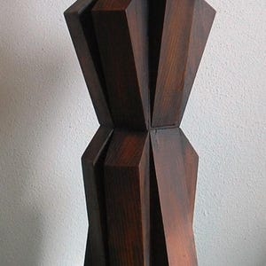 Cubist Wood Sculpture: Modern Art Deco, Atelier Boulogne - Etsy
