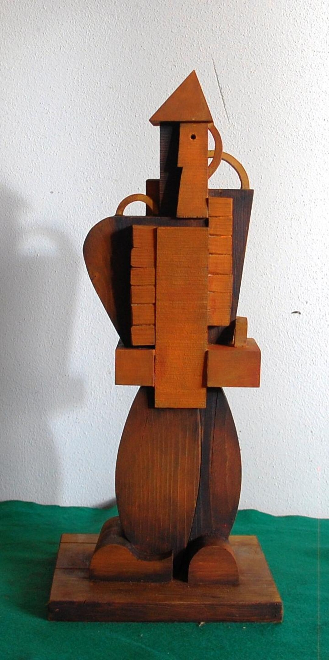 Cubist Sculpture, Interior Design Wood Art - Etsy